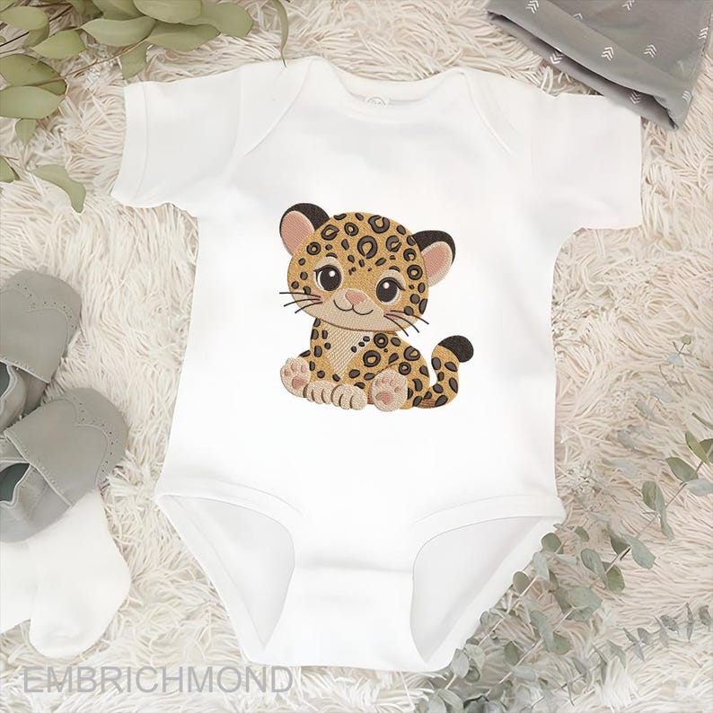 Cute Safari Baby Animal Embroidery Bundle, Jungle Zoo Animals Nursery ...