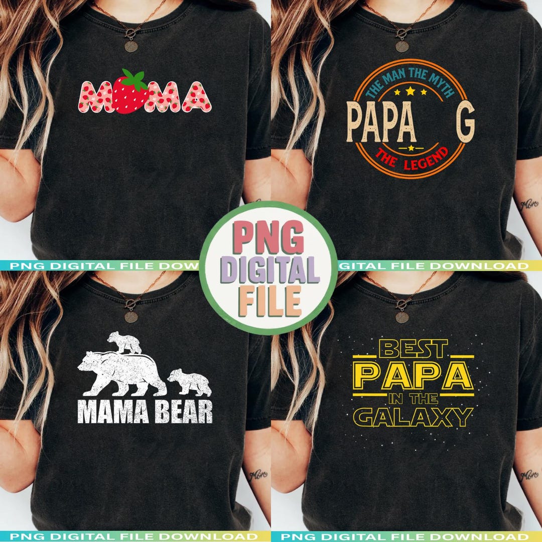 Papa Legend PNG Bundle, Papa G Legend Man, Best Papa Galaxy Grandpa ...