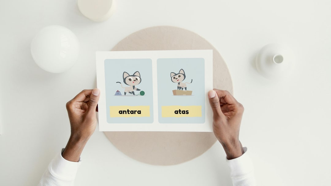 Kata Arah 10 Flashcards Dalam Bahasa Melayu / Malay (prepositions ...