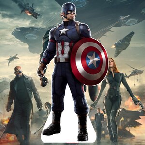Captain - Movie Character Cardboard Cutout, Stand up Prop, Waterproof ...