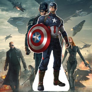 Captain - Movie Character Cardboard Cutout, Stand up Prop, Waterproof ...