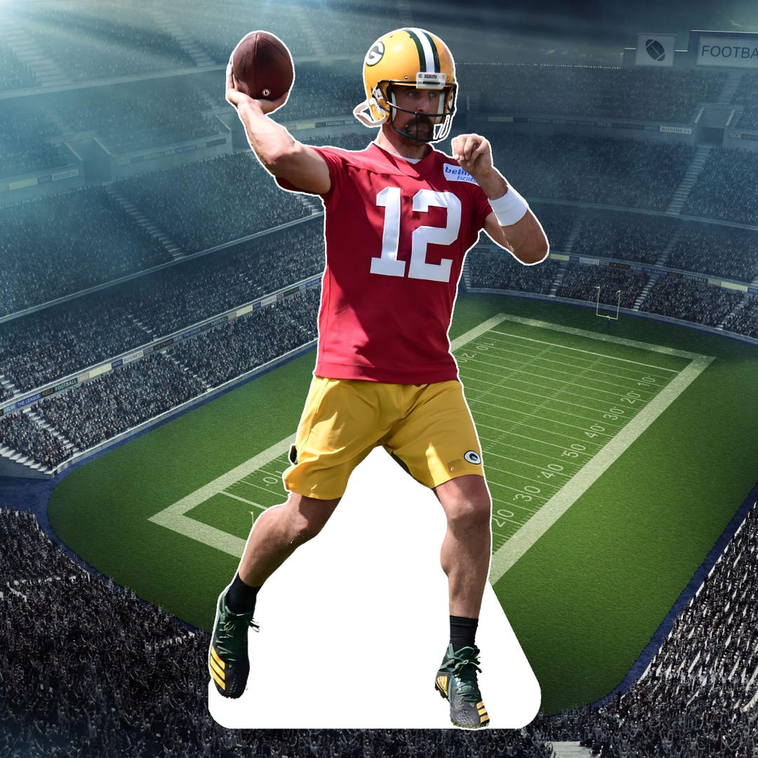 Aaron - Athlete Cutout, Star Cutout - Life Size Cutout, Stand Up ...