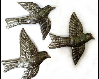 Metal Wall Art Birds | Etsy