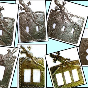 ROCKER SWITCHPLATE COVER, Gecko Design, Metal Switch Plate, Hole Rocker ...