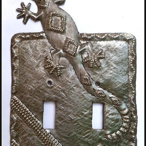 METAL SWITCH PLATE Metal Light Switchplate Cover Gecko - Etsy