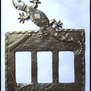 ROCKER SWITCHPLATE COVER, Gecko Design, Metal Switch Plate, Hole Rocker ...