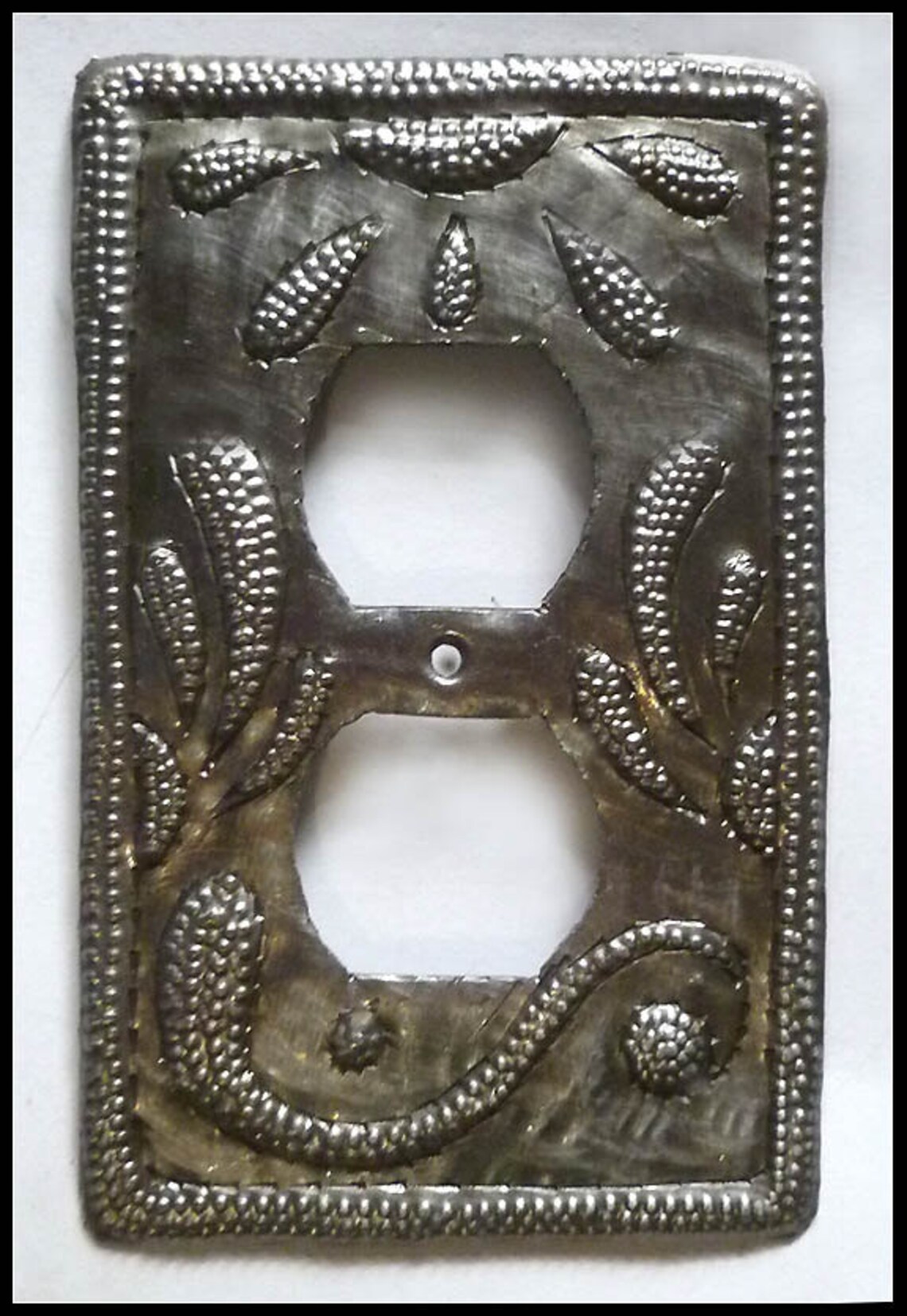 METAL OUTLET COVER Metal Outlet Plate Wall Plug Cover Wall - Etsy