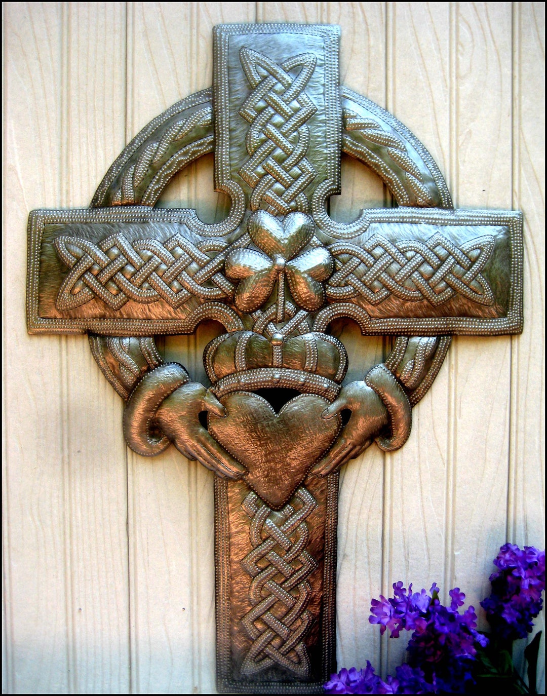 IRISH ART, Celtic Cross, Celtic Symbol, Irish Decor, Metal Wall Art, 26 ...