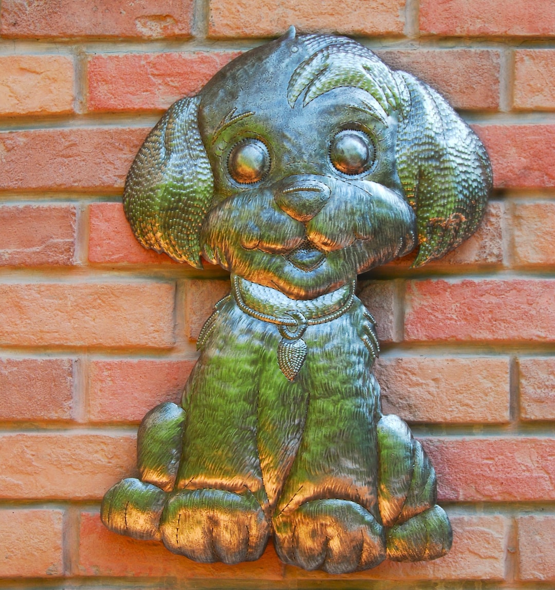 METAL DOG PUPPY Dog Wall Hanging Dog Wall Decor Puppy - Etsy