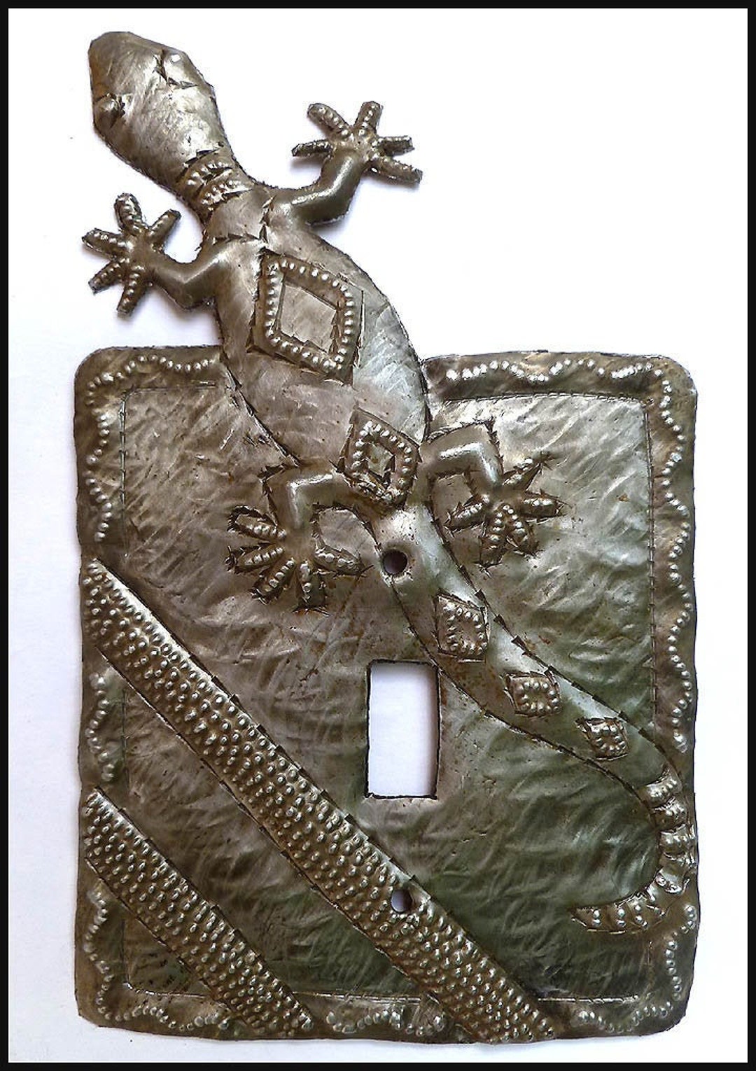 METAL SWITCH PLATE Metal Light Switchplate Cover Gecko - Etsy