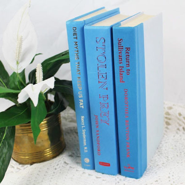 Turquoise Book Set - Etsy