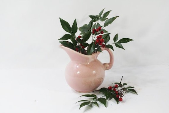 Small Niloak Pink Milk Pitcher 1940's - Etsy