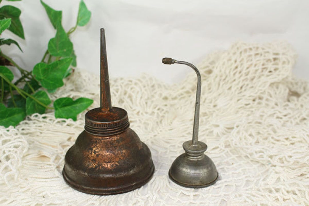 Vintage Metal Oil Cans, Your Choice, Oilers, Thumb Oiler, Antique Shop ...