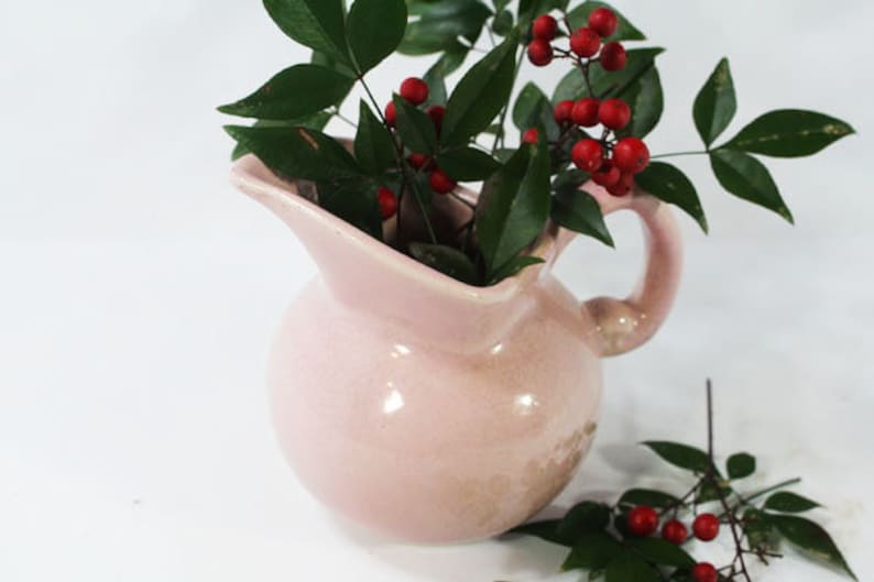 Small Niloak Pink Milk Pitcher, 1940's - Etsy