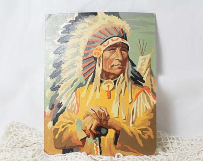 Paint by Number, PBN American Indian, Native American Painting - Etsy