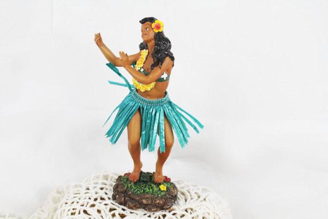 Ceramic Hula Girl Bobble Doll - Etsy