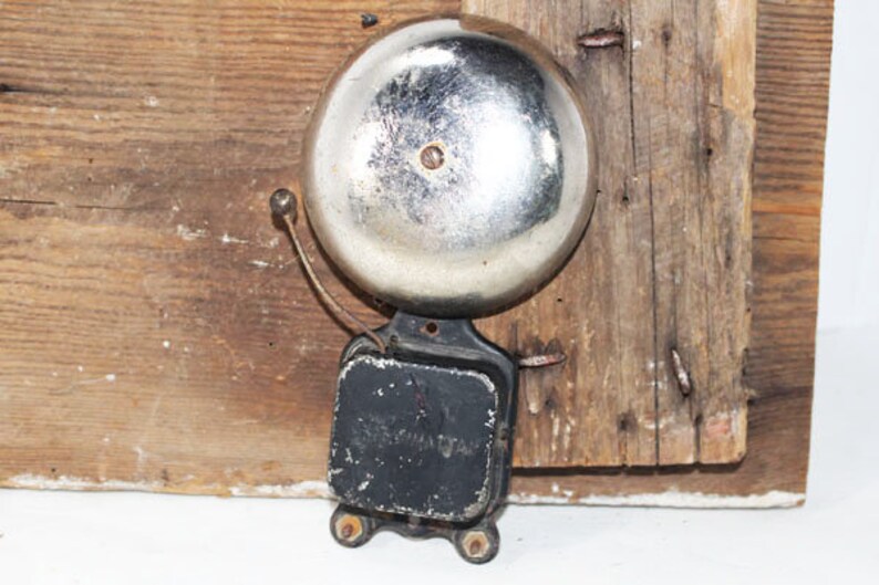 Electric Fire Alarm Bell, Wall Mount, Vintage Alarm Bell, Vintage ...