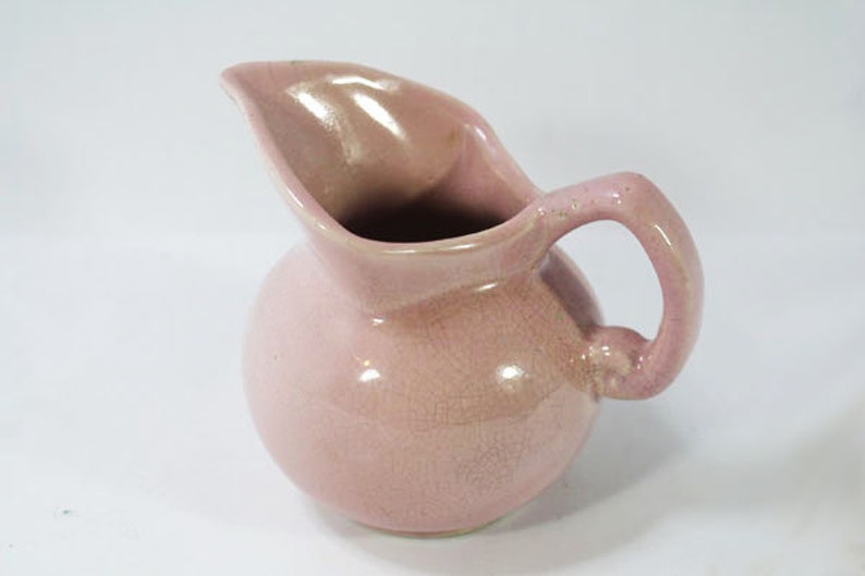 Small Niloak Pink Milk Pitcher, 1940's - Etsy