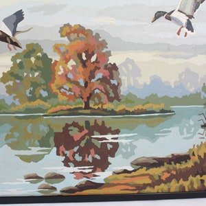 23" X 18" PBN Duck Hunting, Paint by Numbers Ducks - Etsy
