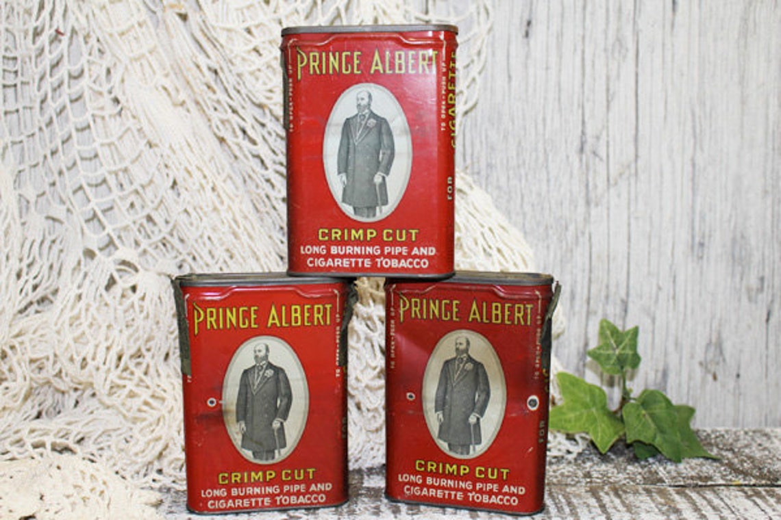 Prince Albert Crimp Cut Tobacco Can Tobacco Tin Vintage Tin - Etsy