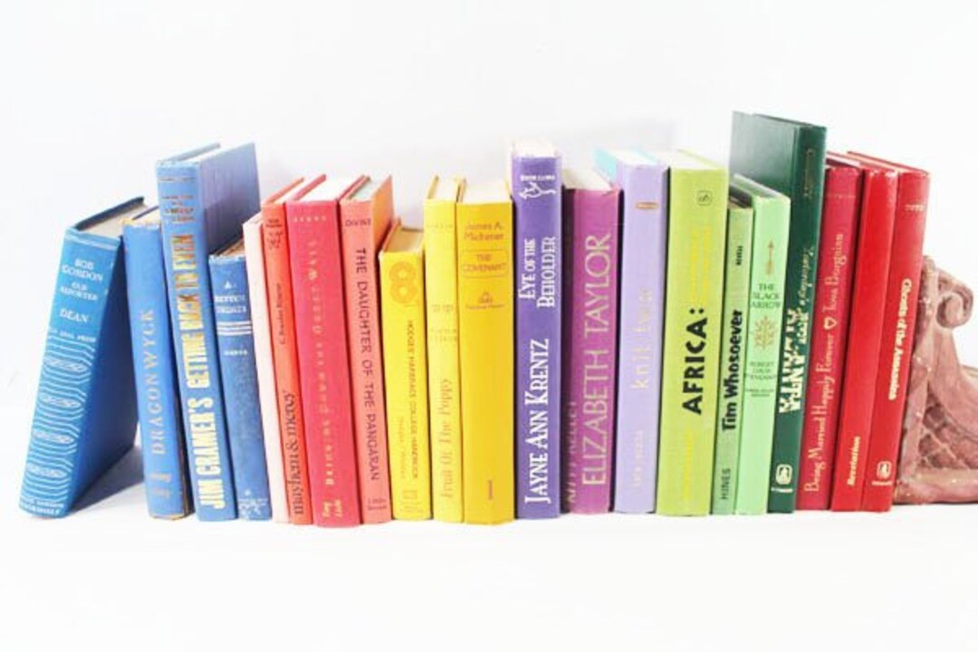 Rainbow Mix! Rainbow Books by the Foot or Other Quantities, Books by ...
