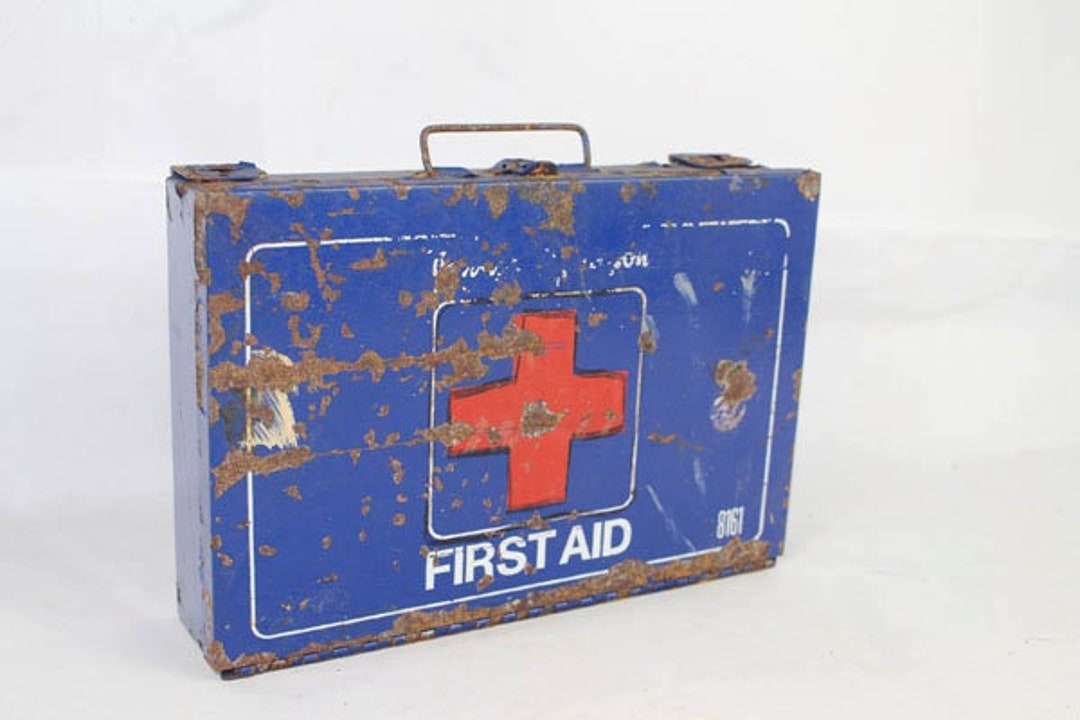 Vintage First Aid Box - Etsy
