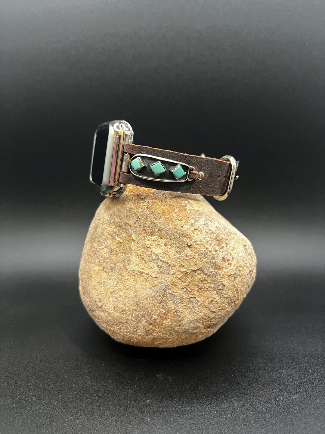 Custom Leather Apple Watch Band Southwestern Style or Boho Style ...