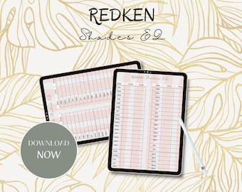 Redken Shades EQ Inventory Chart- Customizable and Printable With NEW ...