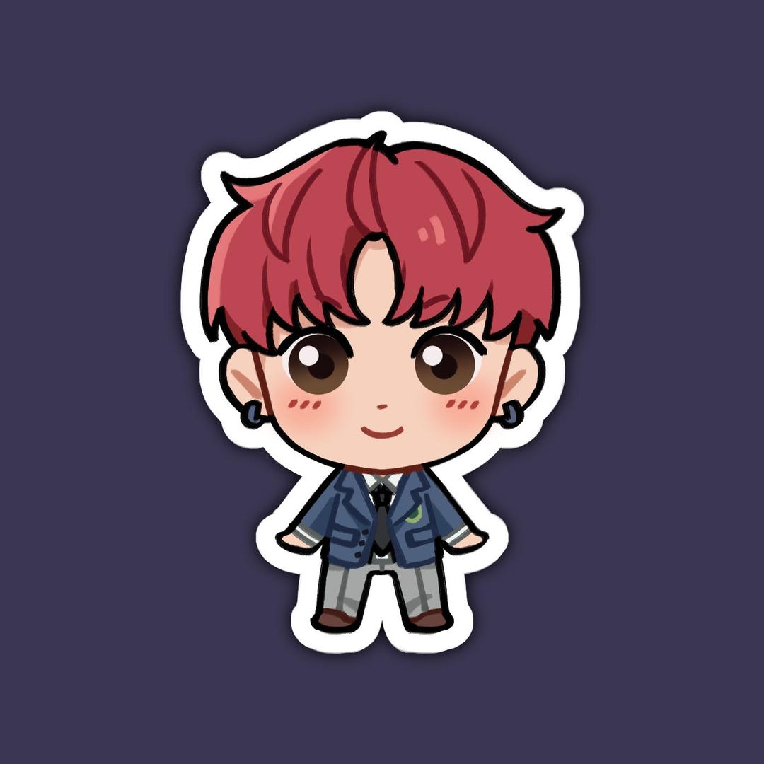 Jin Enjoji, Jiji | Dandadan Fan Art | Cute Anime Waterproof Vinyl Die ...