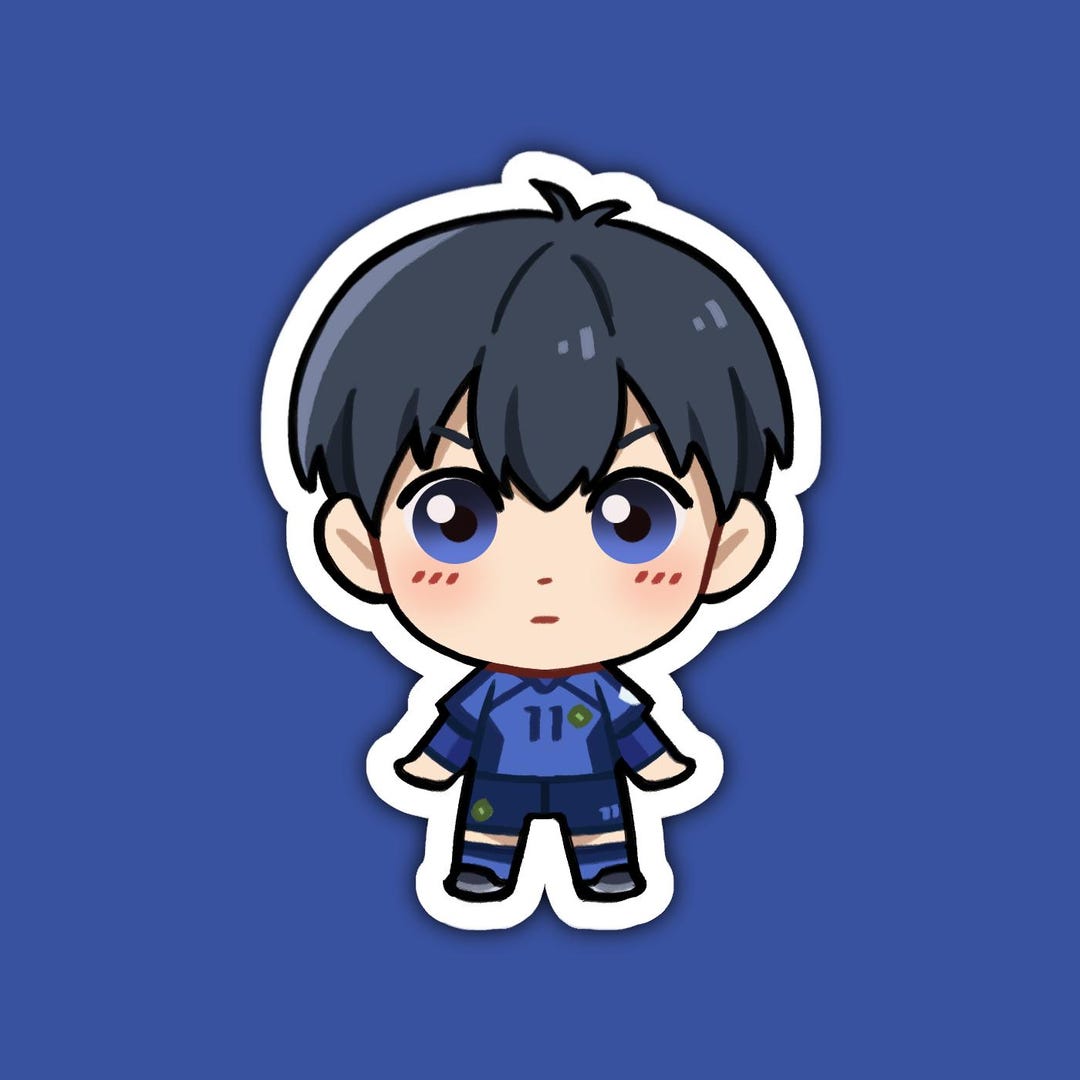 Yoichi Isagi | Blue Lock | Cute Anime Waterproof Vinyl Die Cut Sticker ...