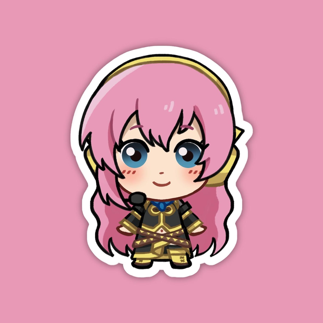 Megurine Luka | Vocaloid Fan Art | Cute Anime Waterproof Vinyl Die Cut ...