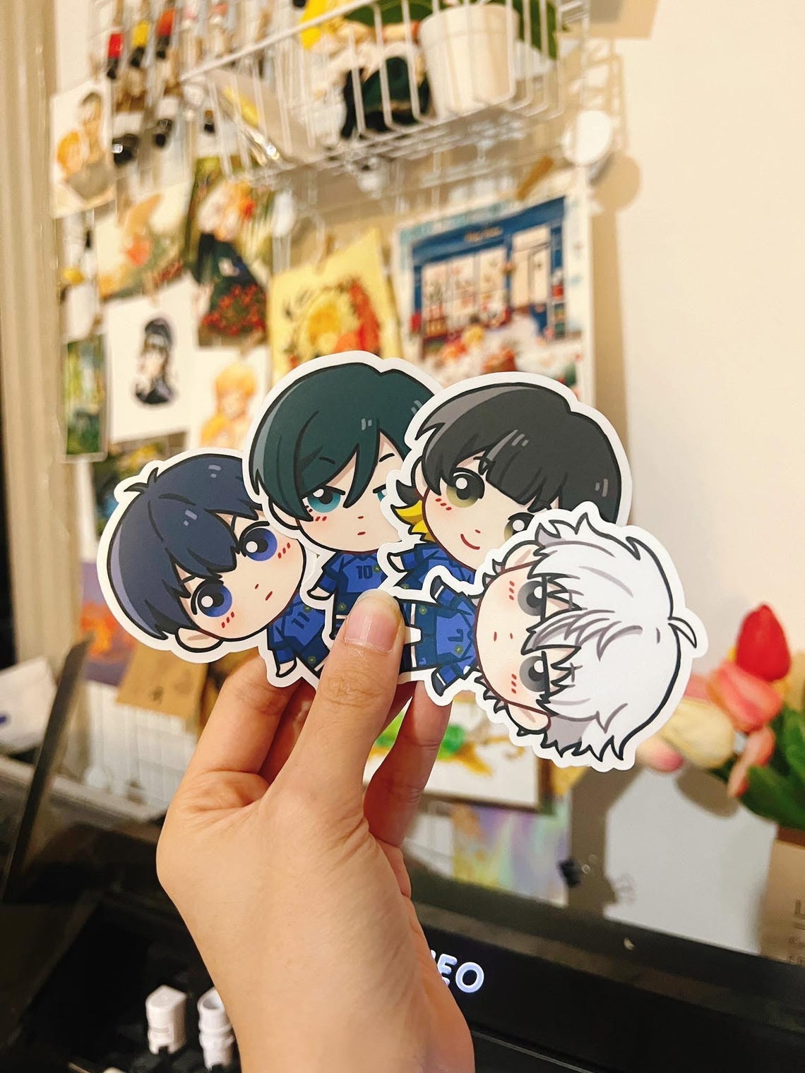 Dandadan Jiji Jin Enjoji Sticker | Cute DDD Anime Waterproof Vinyl Die ...