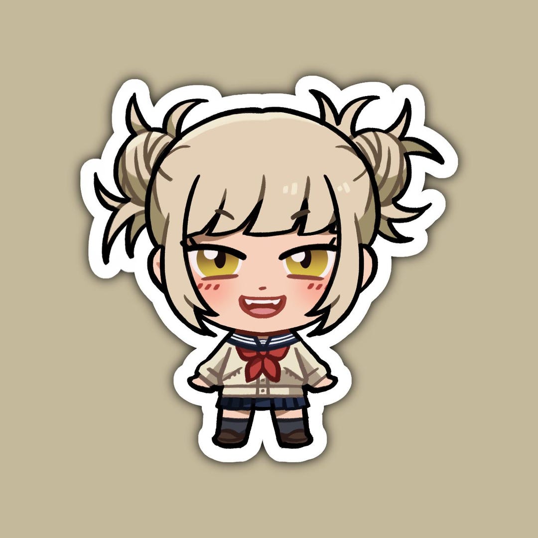 Himiko Toga | MHA Fan Art | Cute Anime Waterproof Vinyl Die Cut Sticker ...