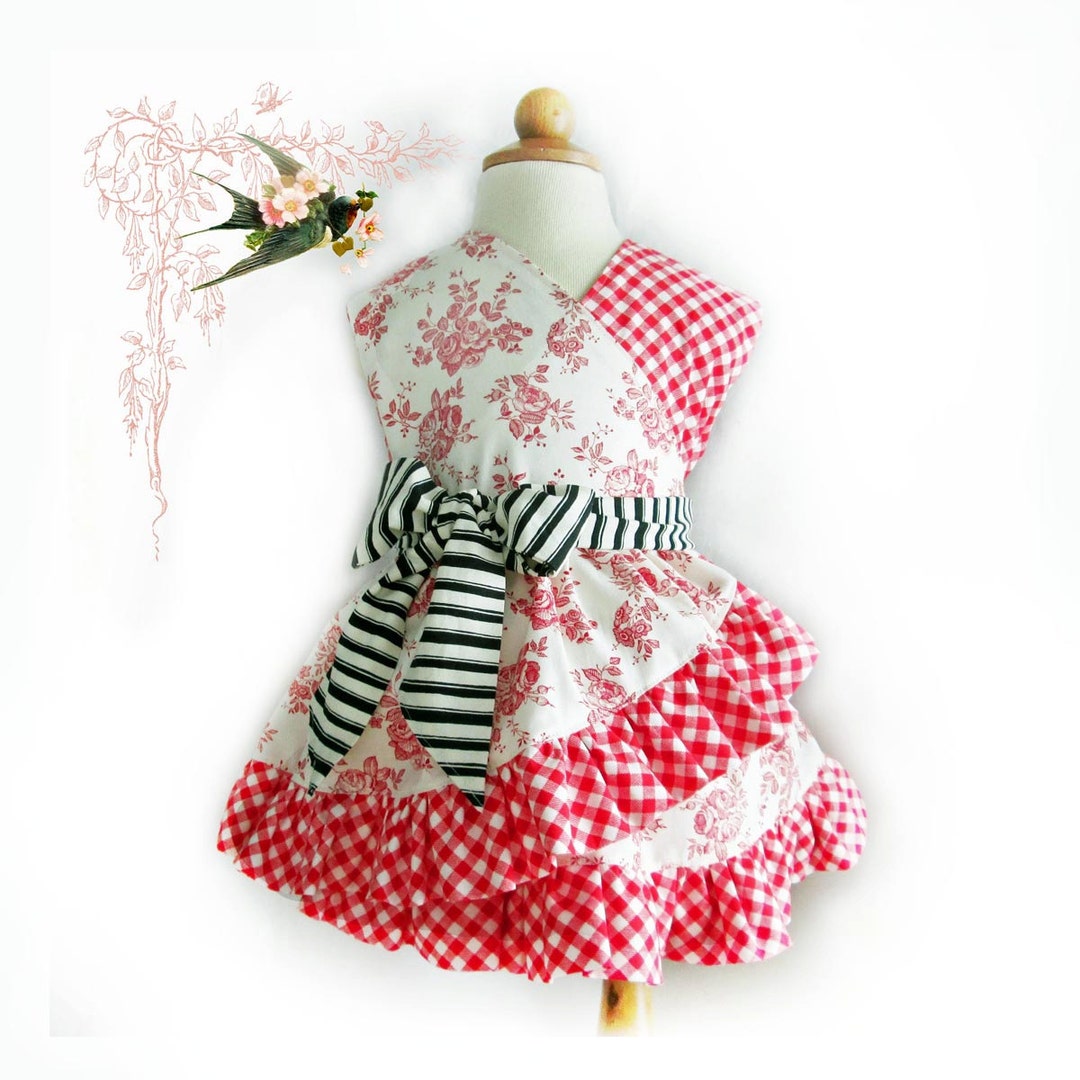 Instant Download PDF Sewing Pattern Toddler / Girl Wrap Dress 12 18 ...