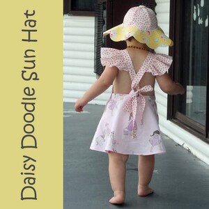 Sunhat Sun Hat - Daisy Doodle Sun Hat PDF Pattern - Infant Through ...