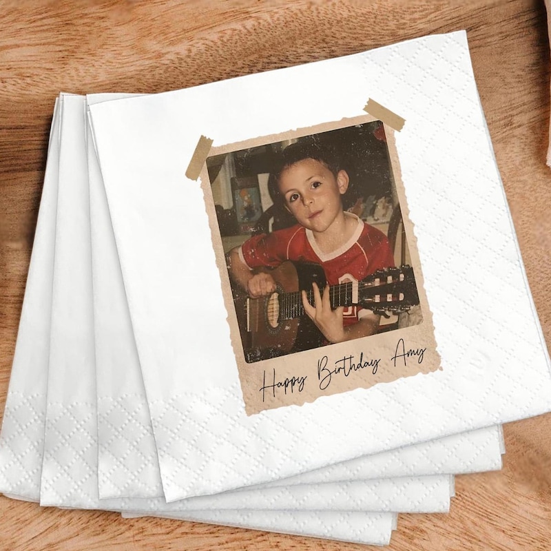 Birthday Napkins - Etsy