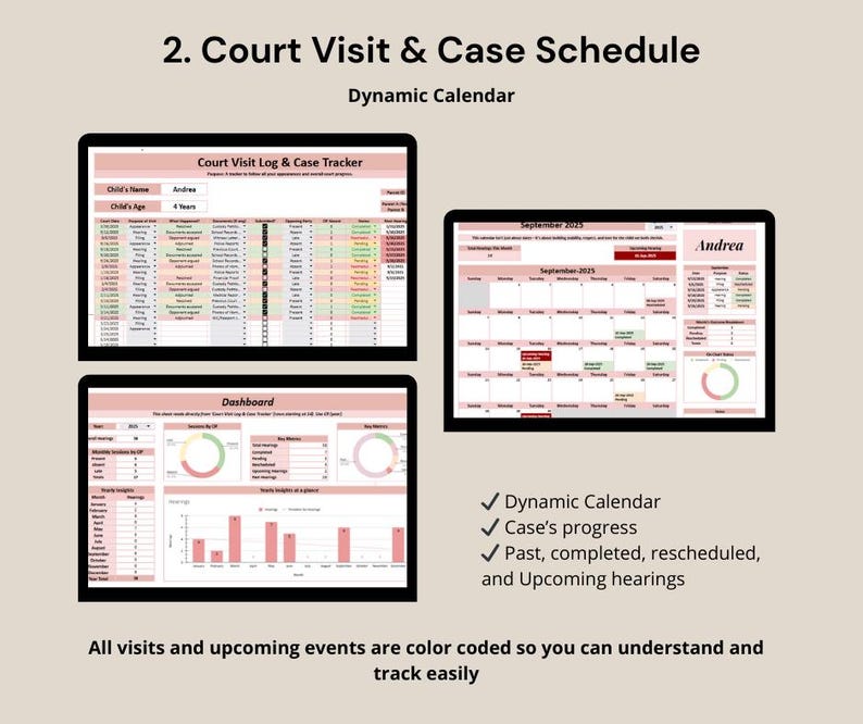 High-conflict Custody Documentation Bundle: Court Prep & Legal ...