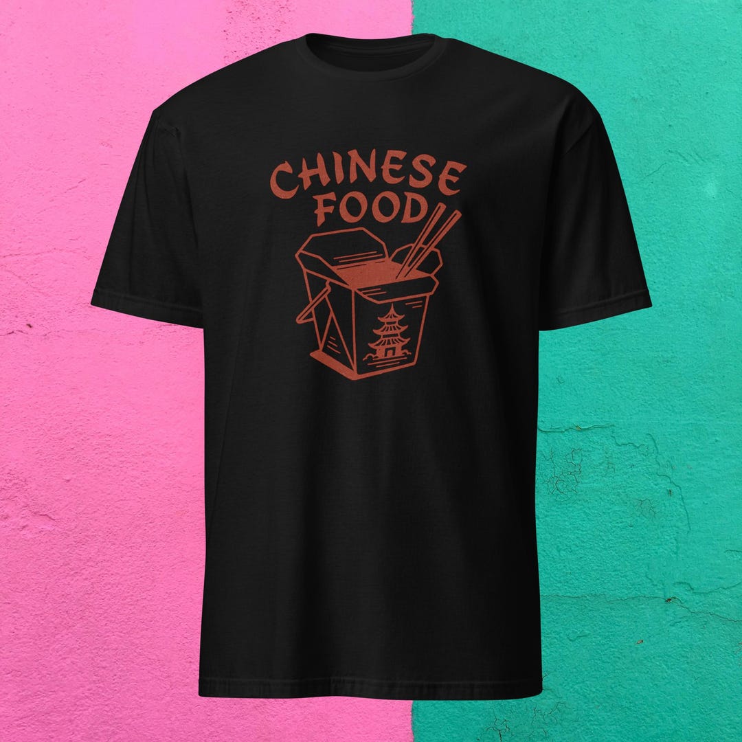 Chinese Food Shirt – Cool Takeout Box Graphic Tee – Funny Foodie T ...
