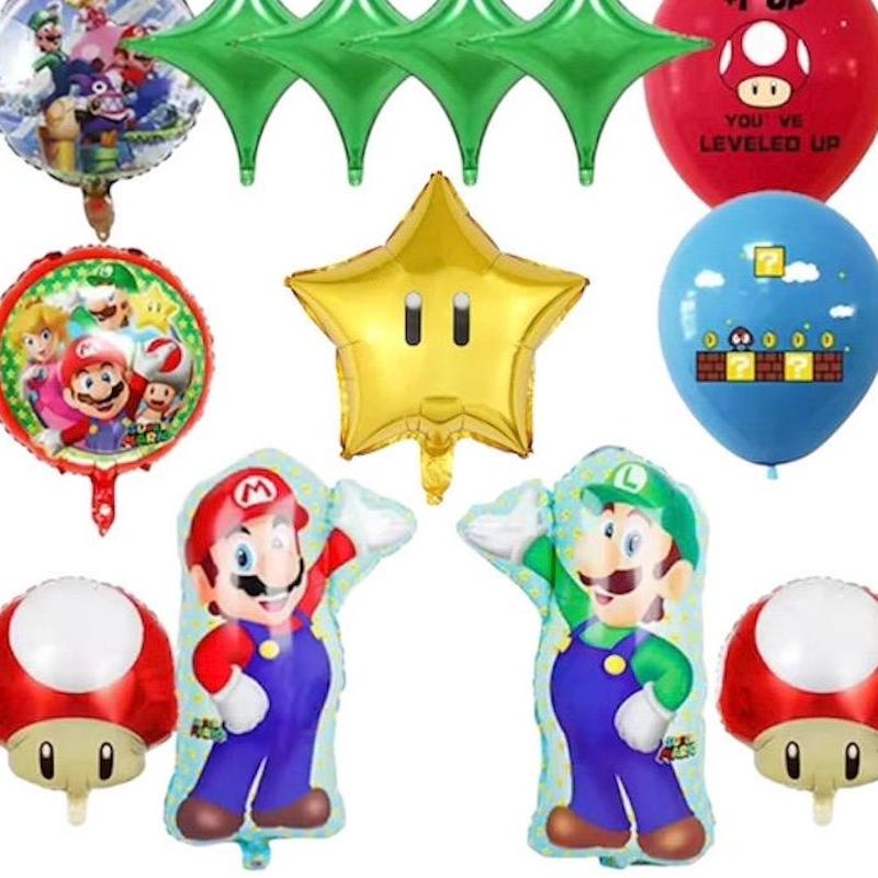 Mario Balloons - Etsy