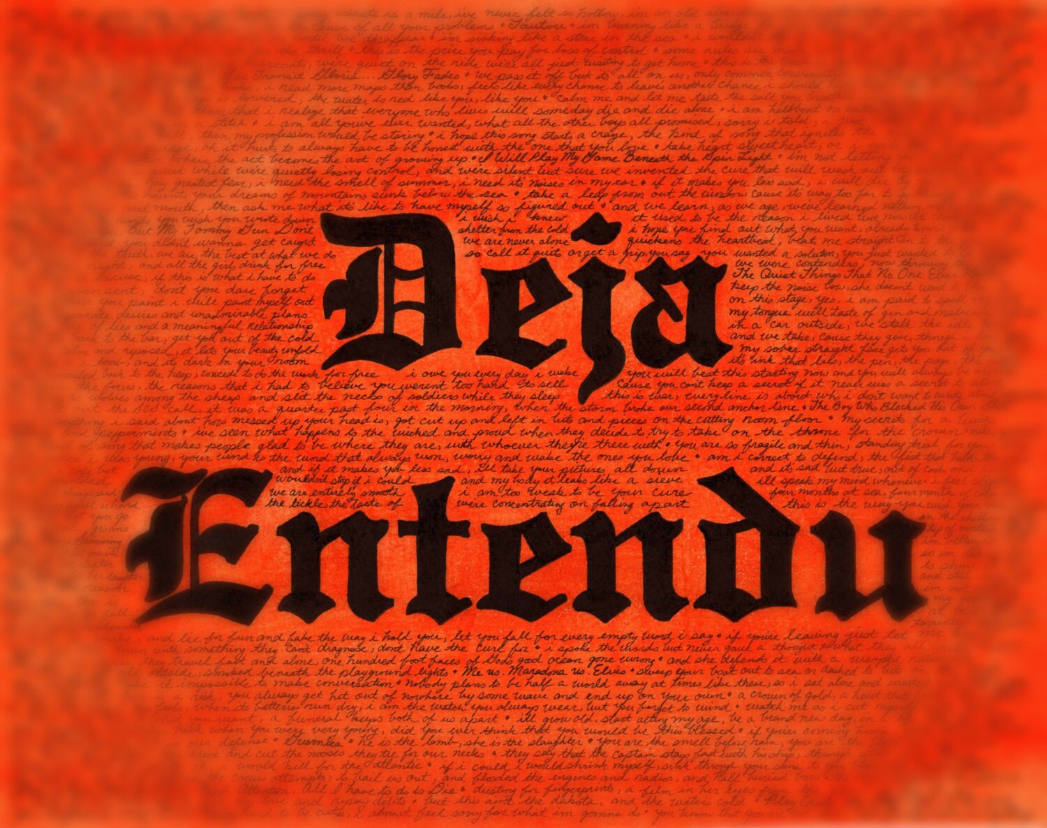 Brand New - Deja Entendu - Signed Print Artwork - Deja Entendu - Etsy