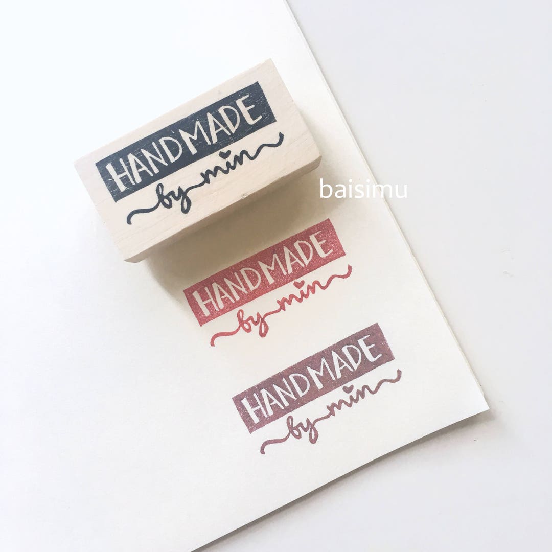 Customized Handmade by Stamp /shop Stamp/ Handmade Stamp/ DIY/ Handmade ...
