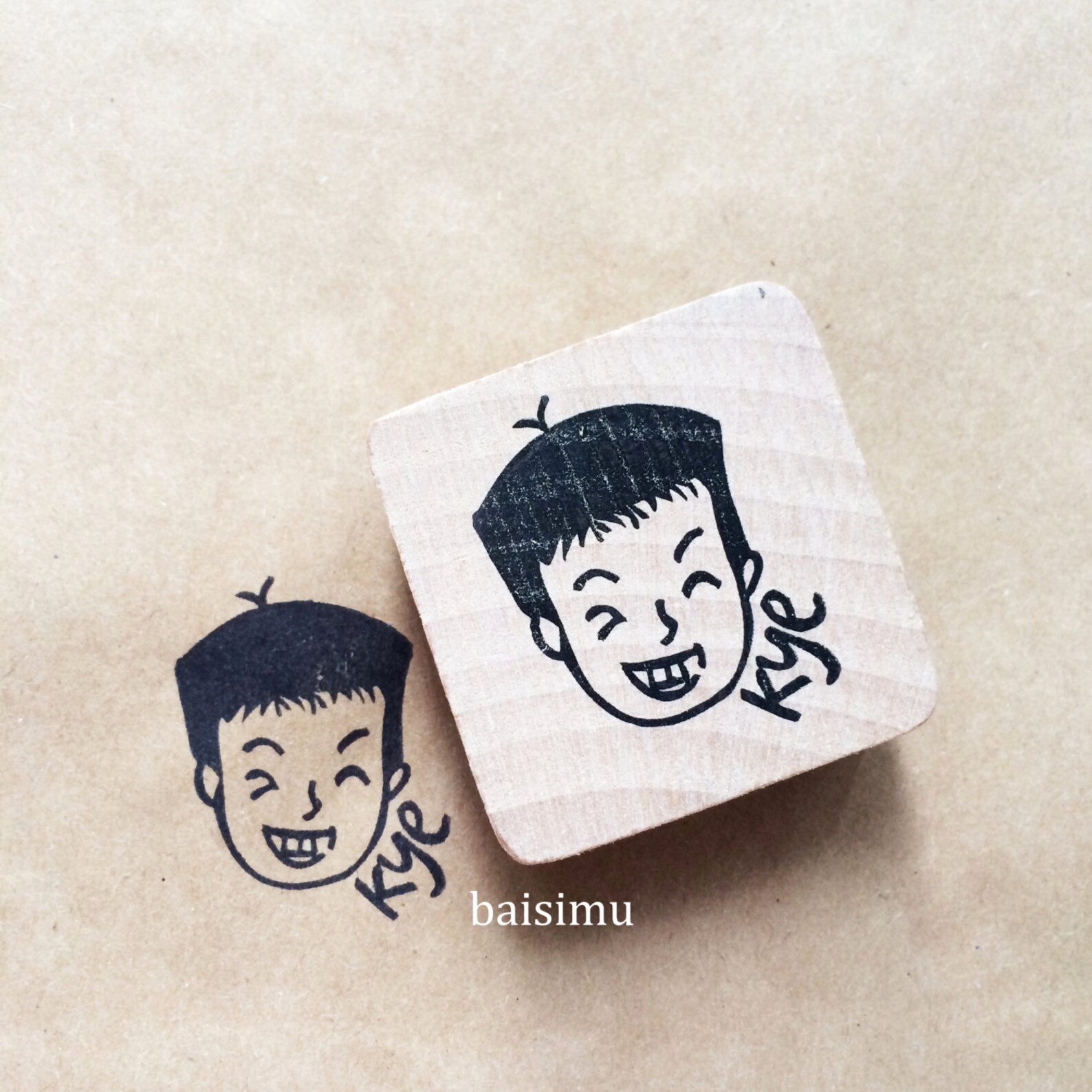 Customized Portrait Cartoon Caricature Rubber Stamp - Etsy
