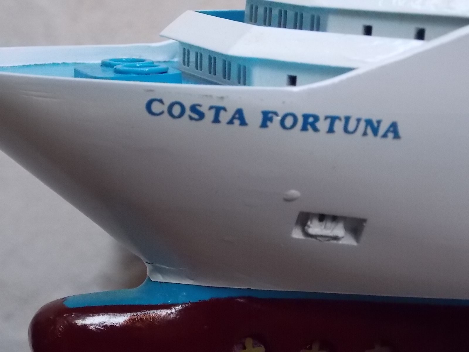 Costa Fortuna Model Cruise Ship Table Sculpture - Etsy