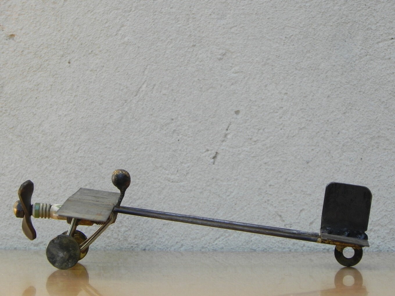 Artisan Steampunk Old Fashioned Plane Desk Sculpture, Vintage - Etsy