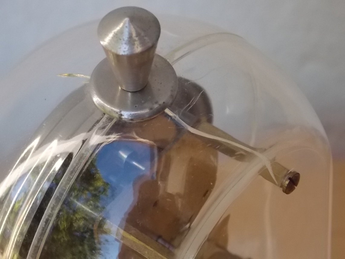 Johmid Rare Blue and Lucite Pendulette 8-day Desk Clock - Etsy