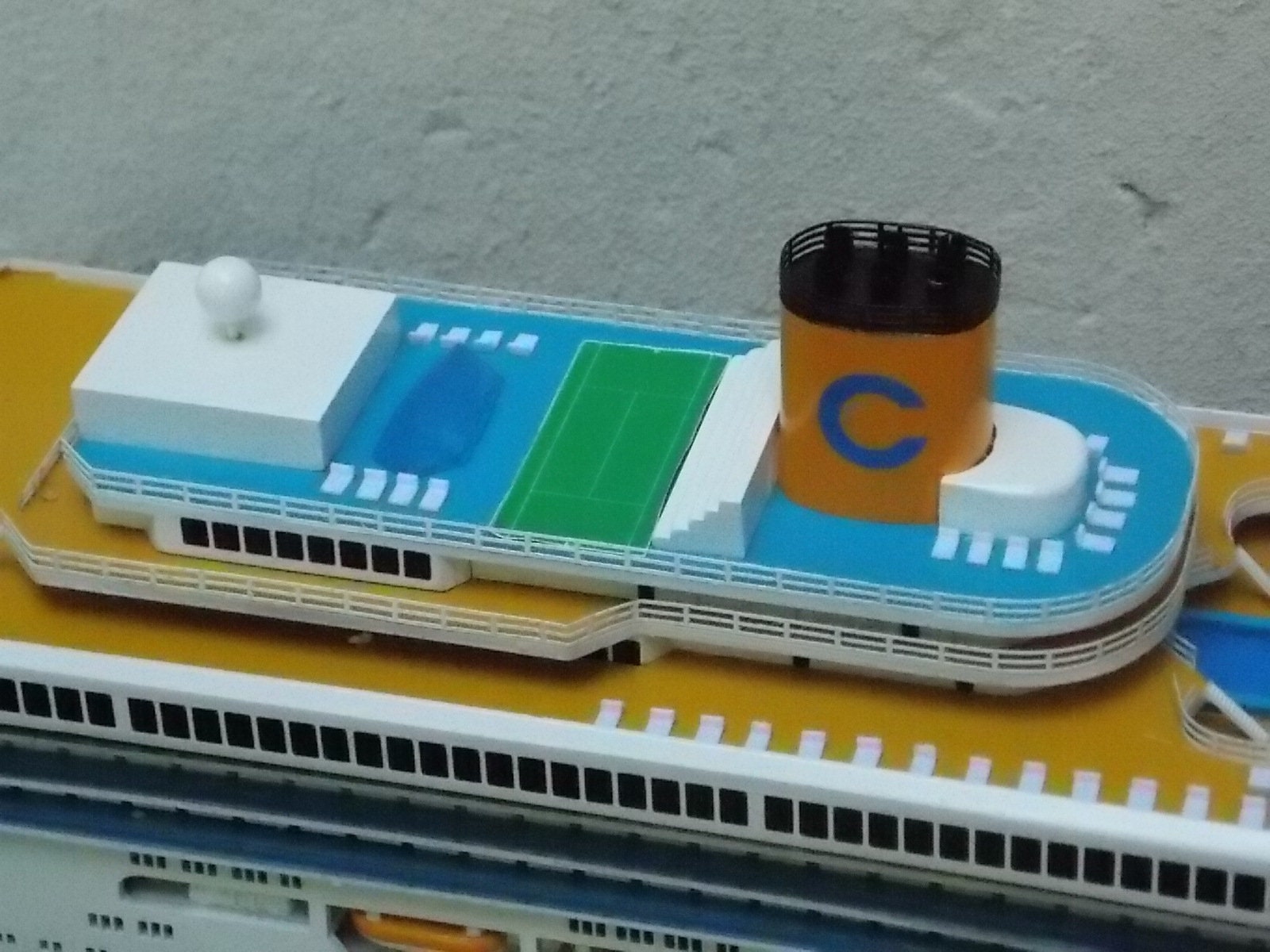 Costa Fortuna Model Cruise Ship Table Sculpture - Etsy