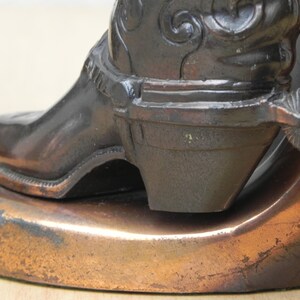 Brass Cowboy Boot Bookends by Trophy Craft - Etsy