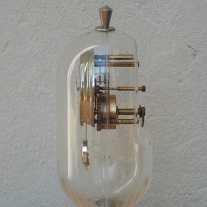 Johmid Rare Blue and Lucite Pendulette 8-day Desk Clock - Etsy