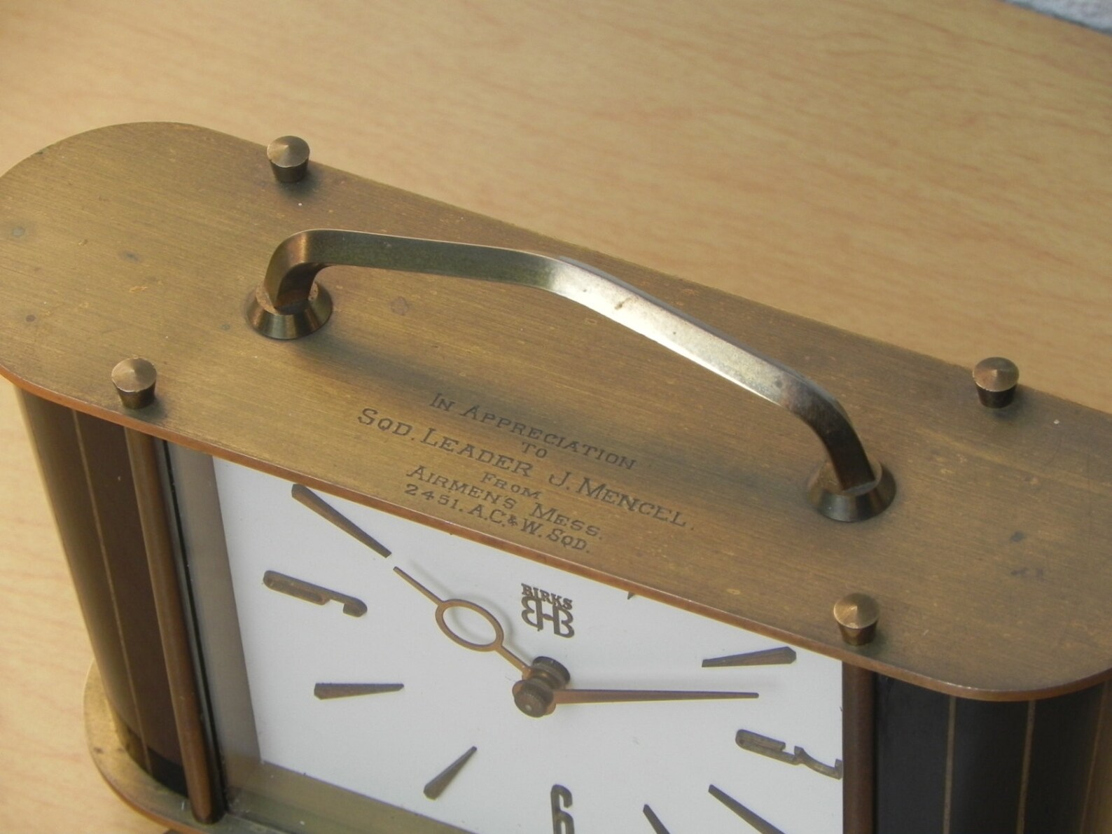 Bay Birks Solid Brass Chiming Mantel Clock - Etsy