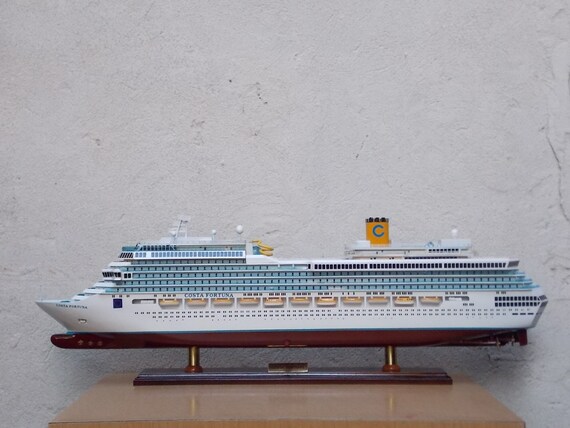 Costa Fortuna Model Cruise Ship Table Sculpture - Etsy